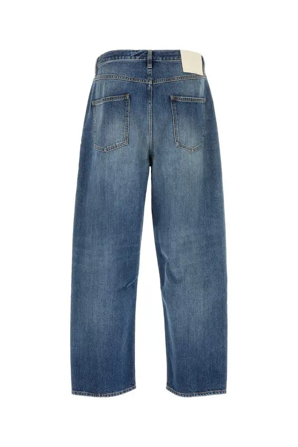 Valentino Garavani Cropped Jeans With Vlogo Patch