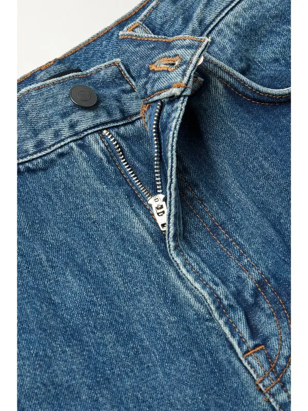 Wardrobe.NYC Denim Low-rise Jeans - Indigo