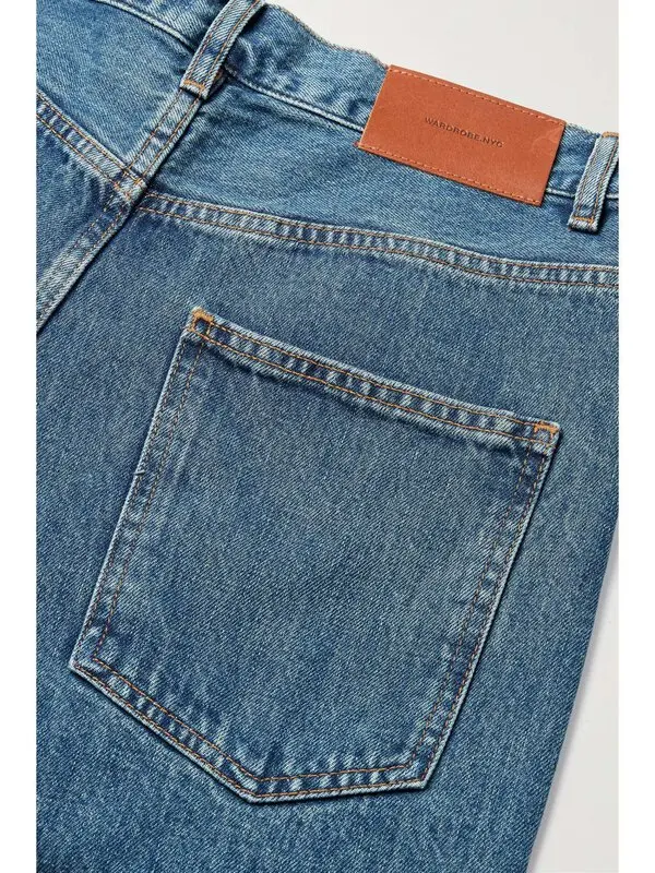 Wardrobe.NYC Denim Low-rise Jeans - Indigo