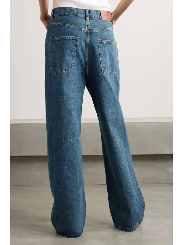 Wardrobe.NYC Denim Low-rise Jeans - Indigo