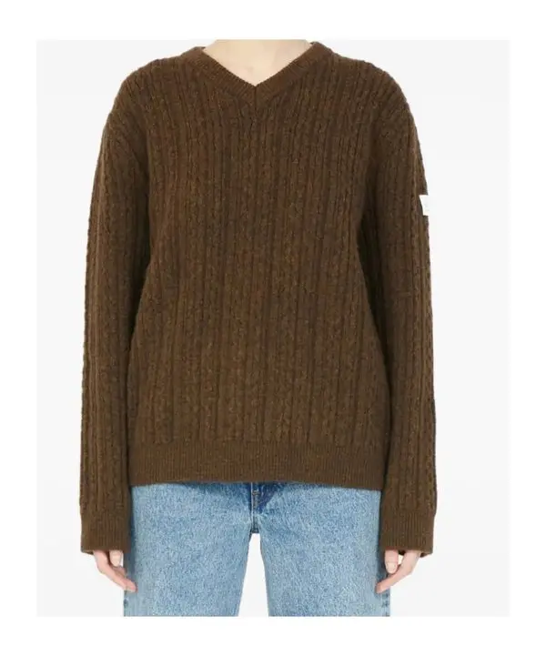 MAISON MARGIELA V-neck Ribbed Sweater