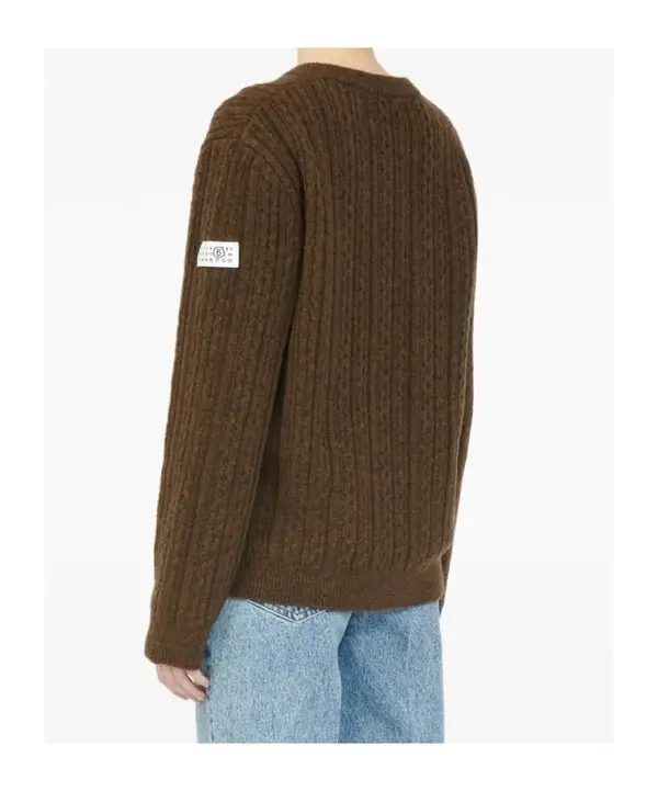 MAISON MARGIELA V-neck Ribbed Sweater