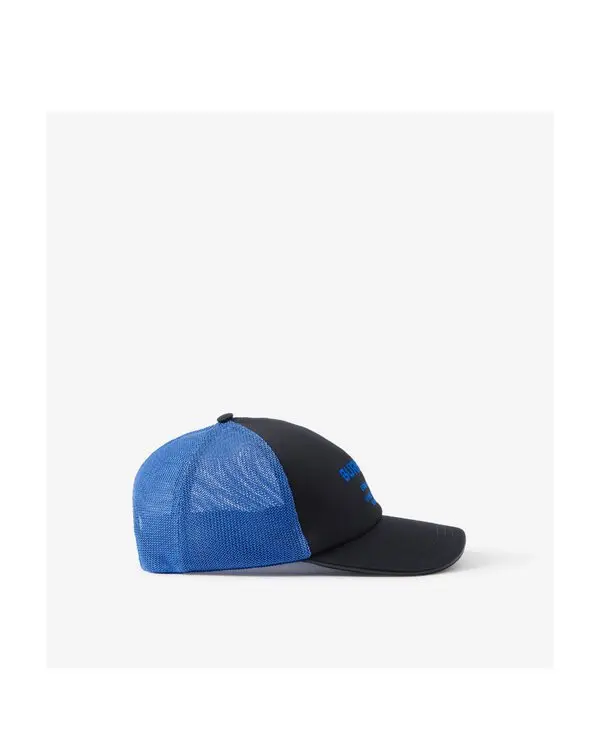 Burberry Horseferry Motif Baseball Cap - Black