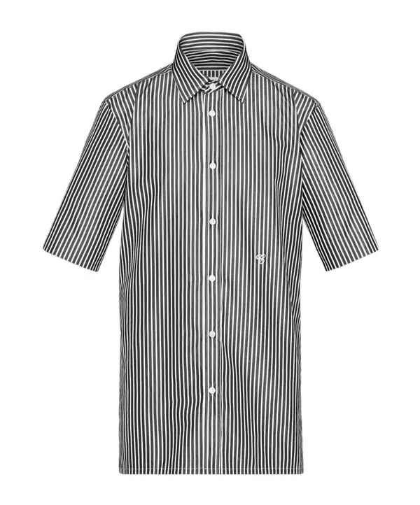 MAISON MARGIELA C-striped Short-sleeved Shirt