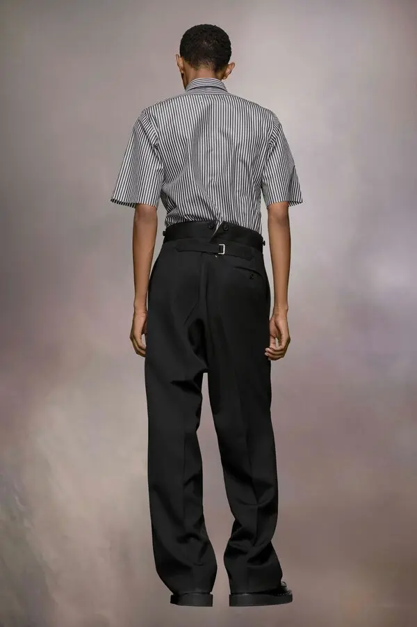 MAISON MARGIELA C-striped Short-sleeved Shirt