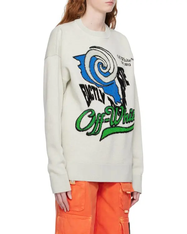 Off-White Intarsia-logo Jumper