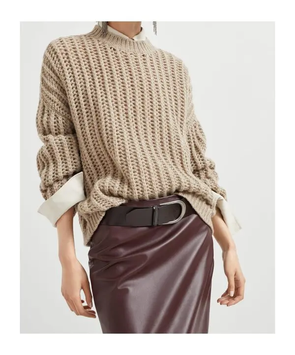 Brunello Cucinelli Chunky Knit Cashmere Sweater