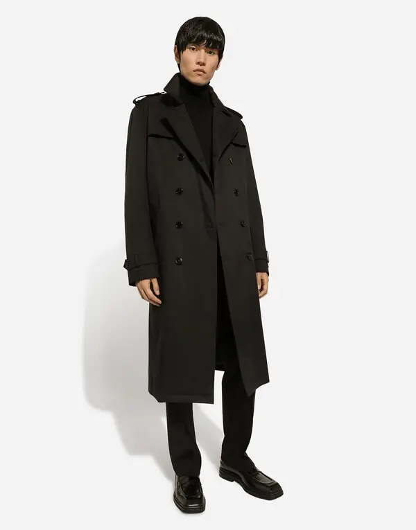 Dolce & Gabbana Belted Double-breasted Trench Coat