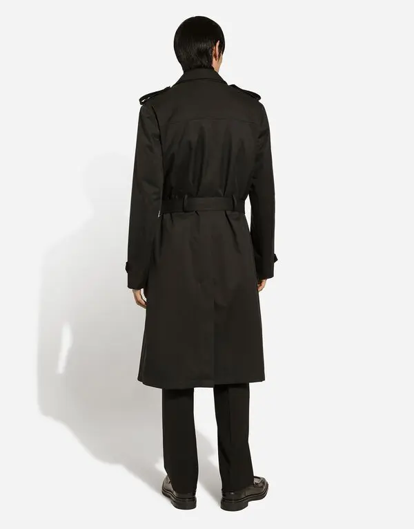 Dolce & Gabbana Belted Double-breasted Trench Coat