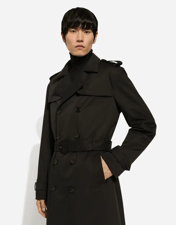 Dolce & Gabbana Belted Double-breasted Trench Coat