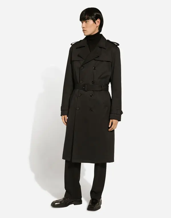 Dolce & Gabbana Belted Double-breasted Trench Coat