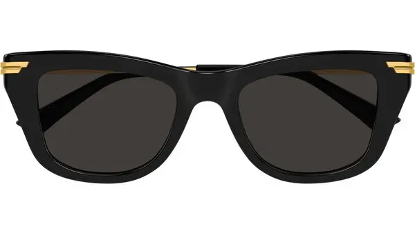 Bottega Veneta Geometric Frame Sunglasses - Black