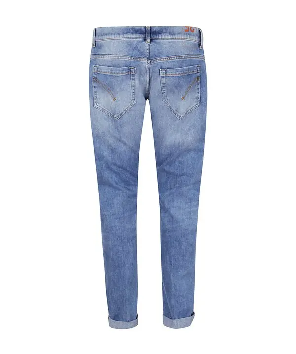 DONDUP Skinny Turn-up Brim Jeans - Blue
