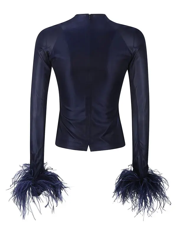 16Arlington Alero Feather-trim Top