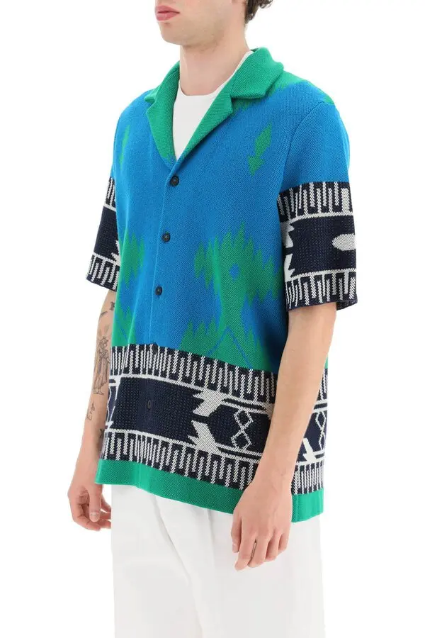 Alanui Graphic Printed Buttoned Shirt