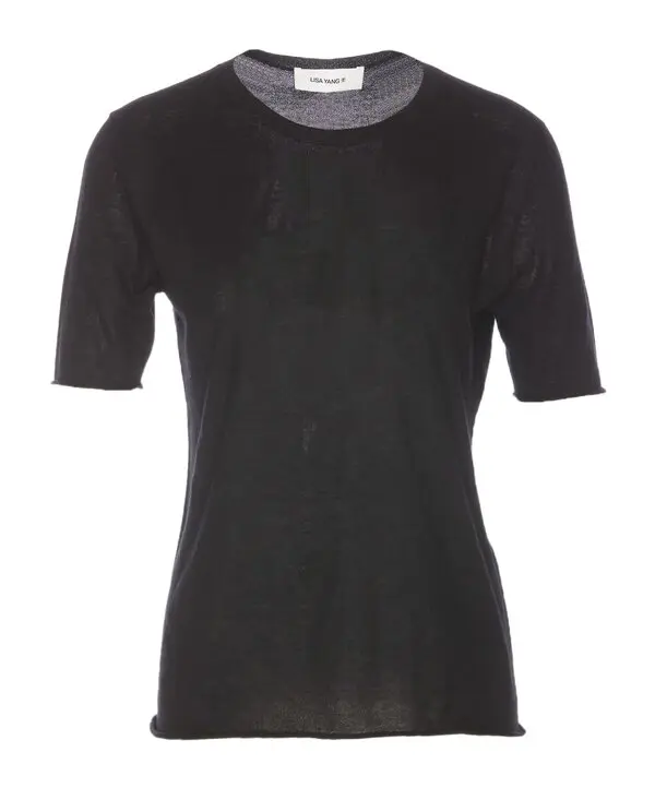 LISA YANG Ari Short Sleeve T-shirt - Black