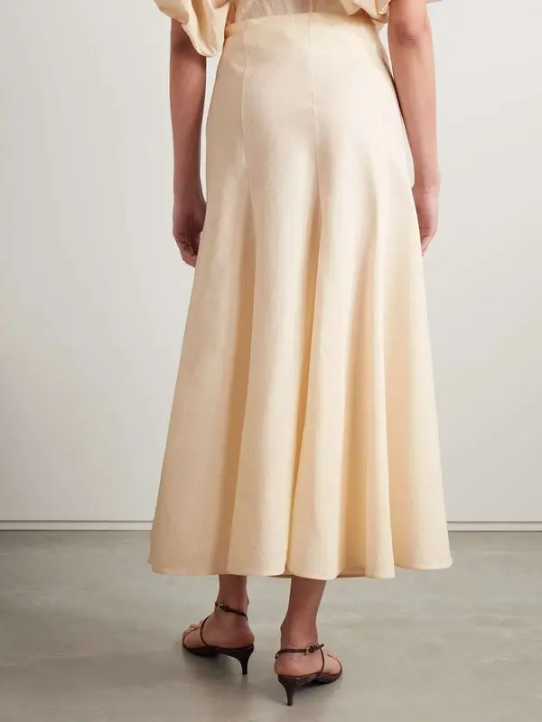Khaite Lenno Midi Skirt