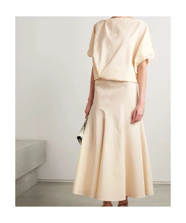Khaite Lenno Midi Skirt