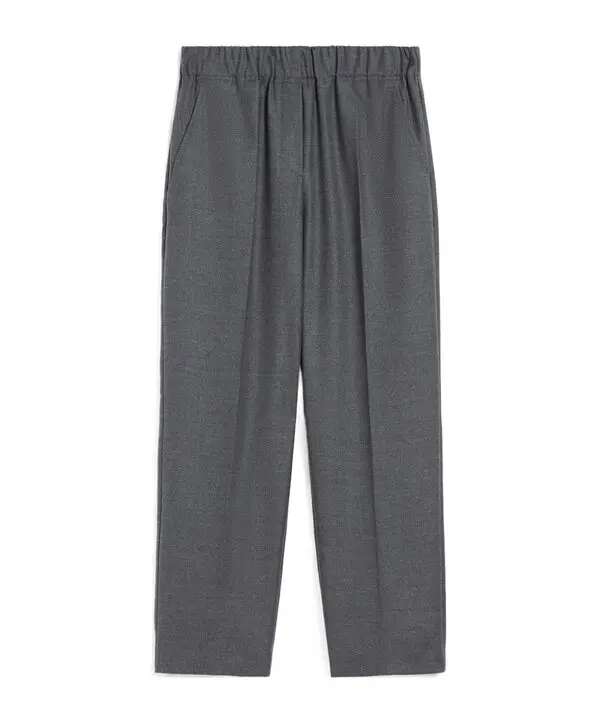 Max Mara Wool Flannel Trousers