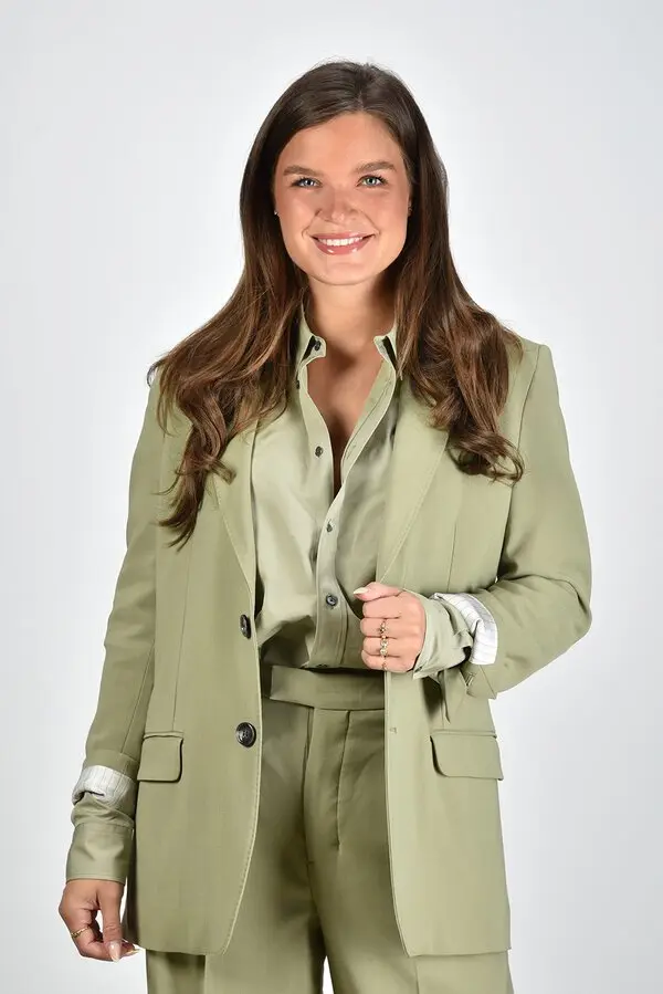 Ami Single-breasted Textured Blazer - Green