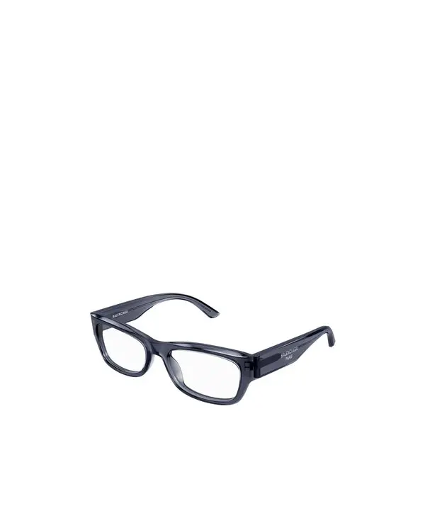 Balenciaga Rectangle Frame Glasses - Transparent Grey
