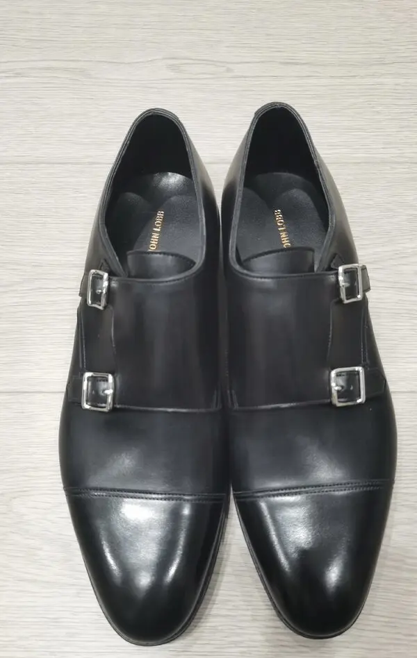 John Lobb Buckled Monk Strap Shoes