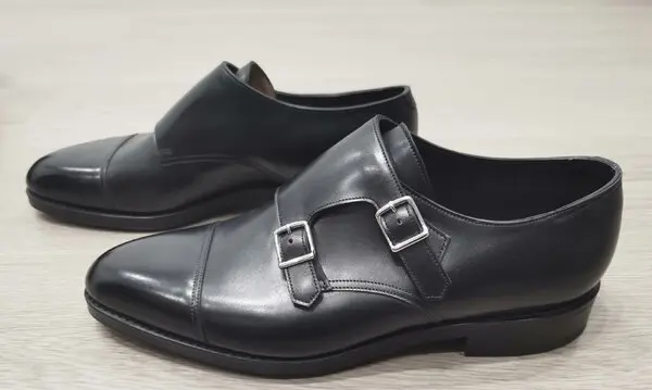 John Lobb Buckled Monk Strap Shoes