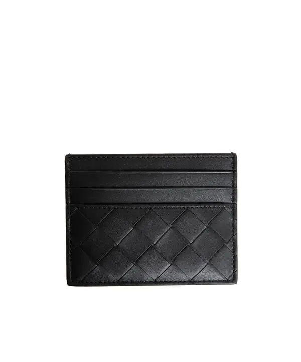 Bottega Veneta Intrecciato Card Case - Black