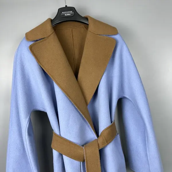 Max Mara Long Sleeve Belted Coat