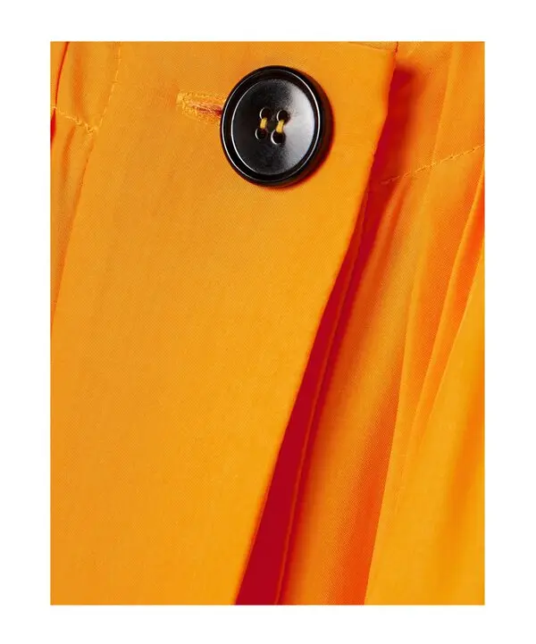 Co Name' Pleated Maxi Dress With Belt