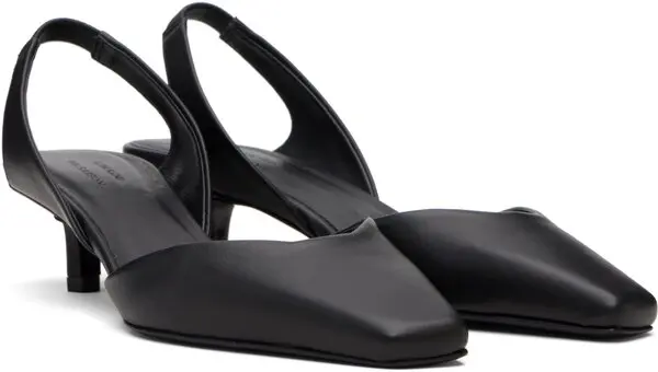 Loulou De Saison Akila Leather Slingback Pumps