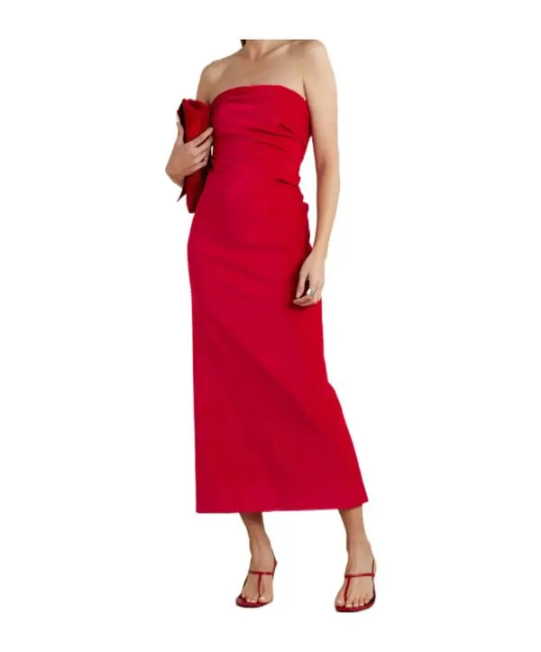Tove Sabella Strapless Ruched Dress