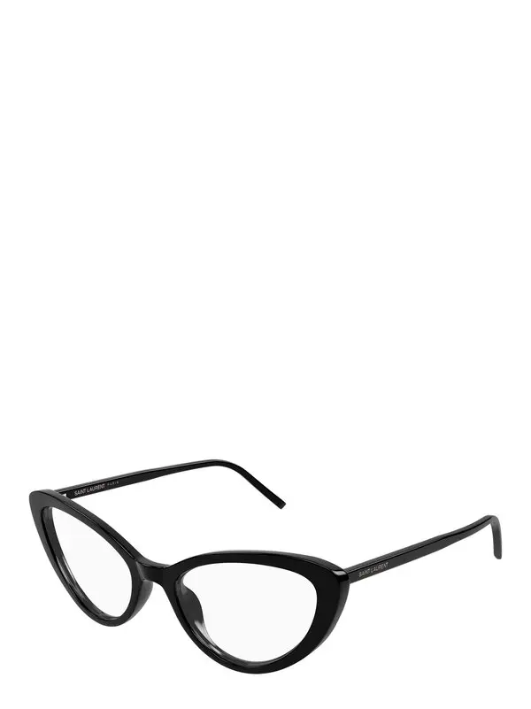 Saint Laurent Cat Eye Frame Eyeglasses - Black