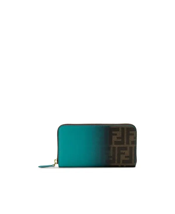 Fendi Gradient Long Wallet - Blue