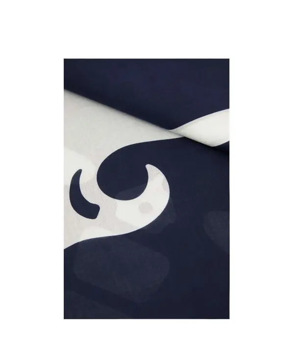 Kenzo Lighthouse' Large Square Scarf - Black