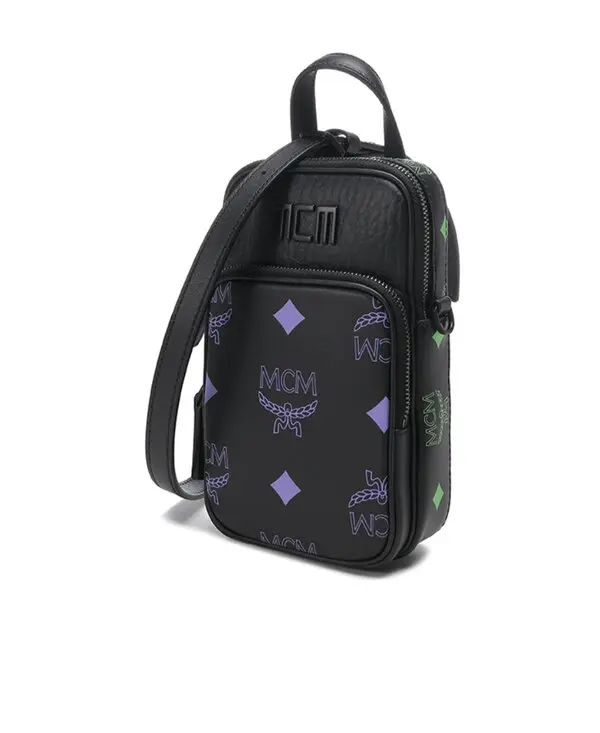 Mcm Logo Strap Satchel