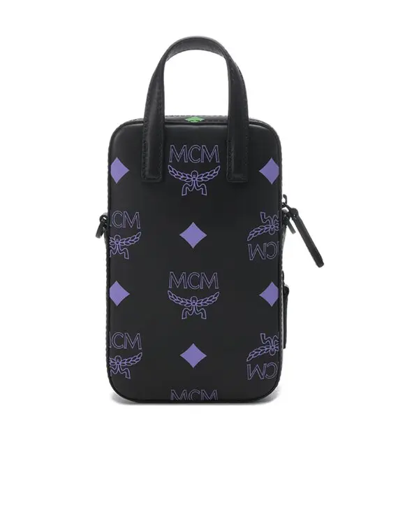 Mcm Logo Strap Satchel