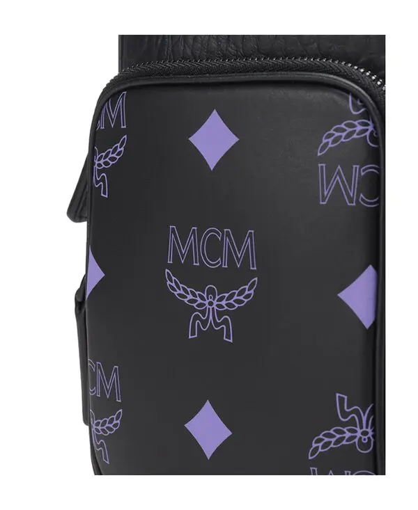 Mcm Logo Strap Satchel