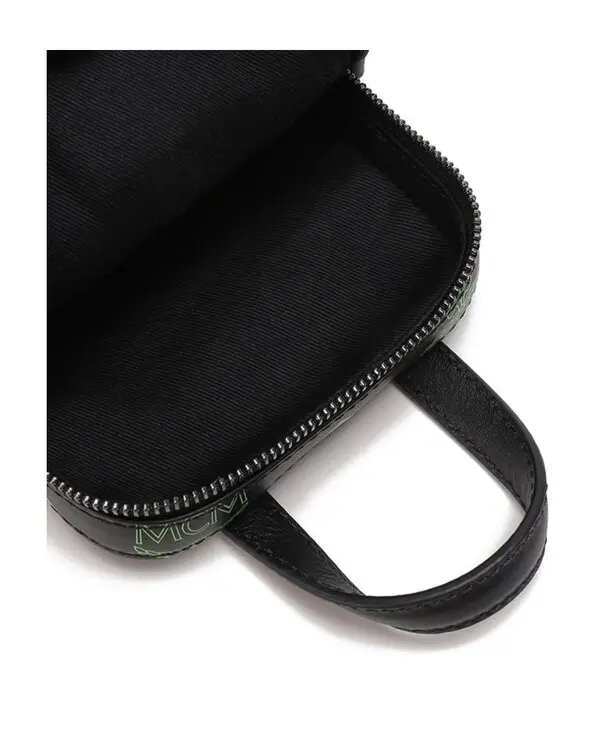 Mcm Logo Strap Satchel