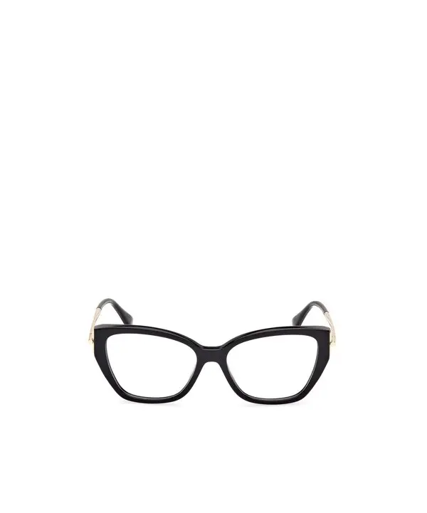 Max Mara Cat Eye Full Rim Eyeglasses - Black