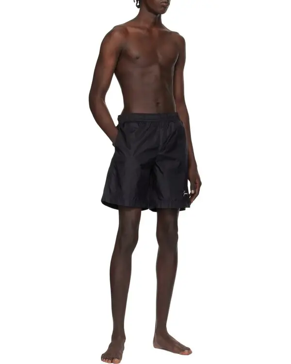 Givenchy Logo Embroidered Swim Shorts - Black