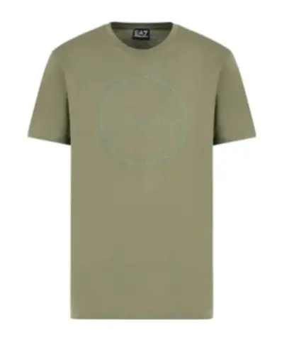 EA7 Logo Round-neck T-shirt