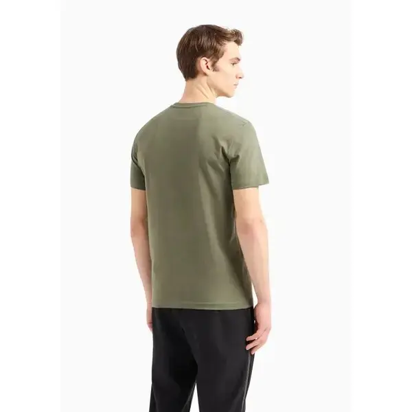 EA7 Logo Round-neck T-shirt