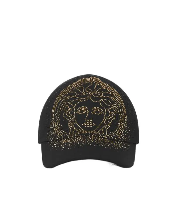Versace Medusa-embellished Baseball Cap - Black