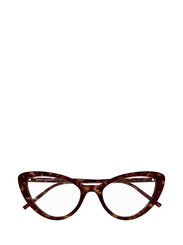 Saint Laurent Cat-eye Frame Glasses - Brown