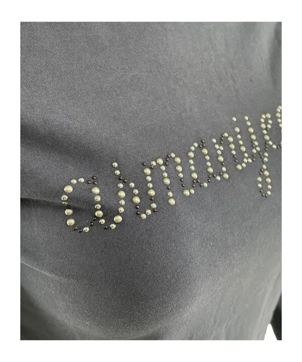 Emporio Armani Embellished Logo Long Sleeve T-shirt