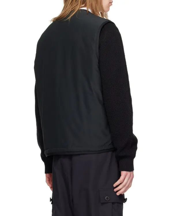 Hugo Boss Zip-up Waistcoat With Logo Detail