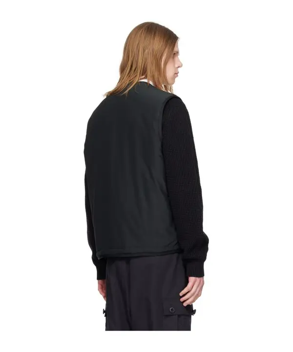 Hugo Boss Zip-up Waistcoat With Logo Detail