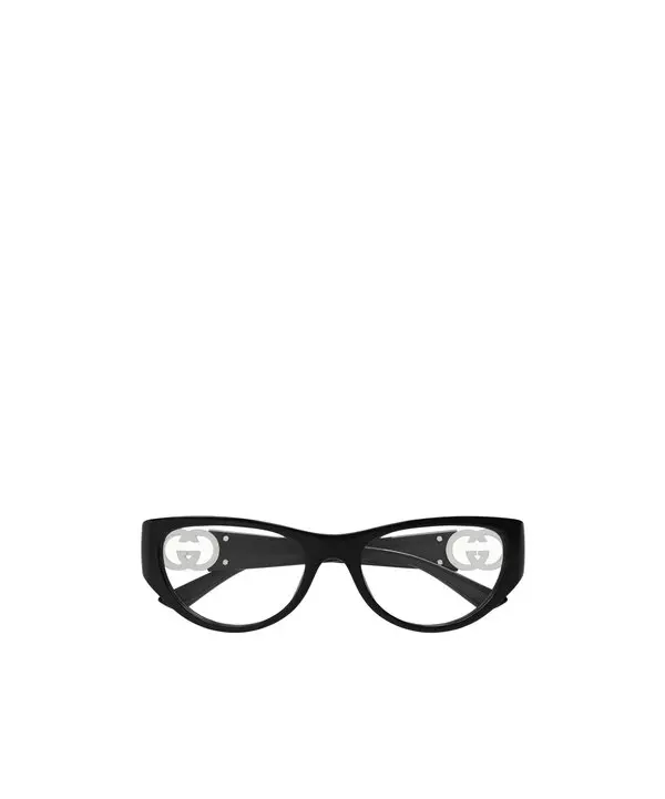 Gucci Cat Eye Frame Eyeglasses - Black