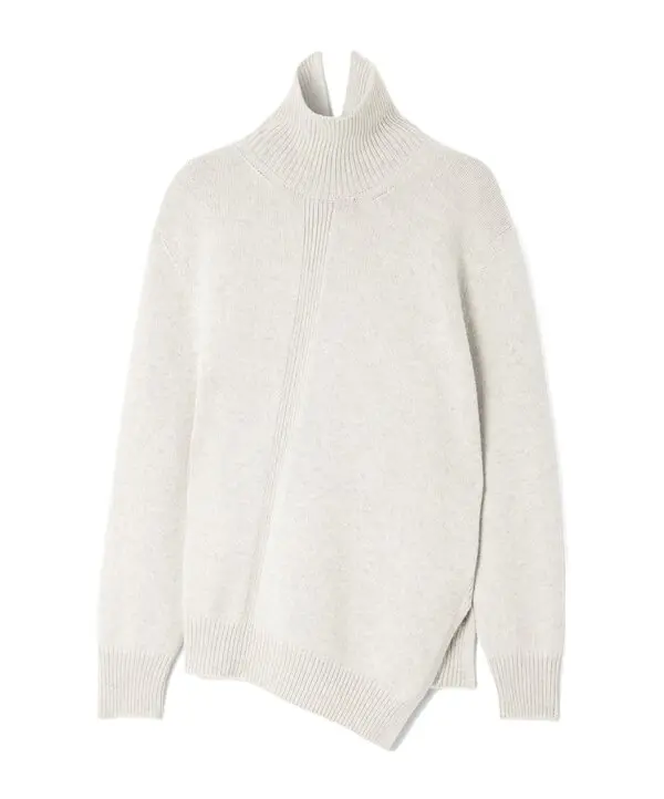 JIL SANDER Asymmetrical Turtleneck Sweater